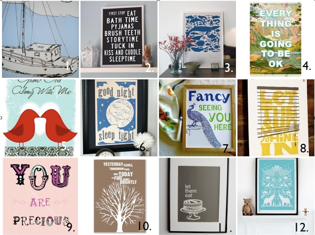 Etsy Poster Roundup | House of Jade Interiors