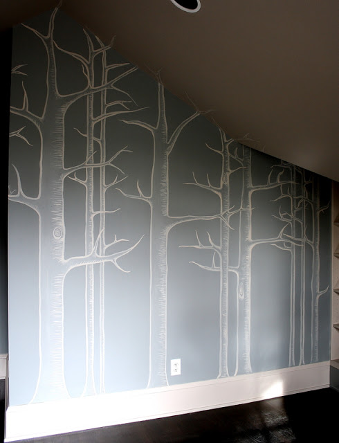 Hand Painted Trees | House of Jade Interiors