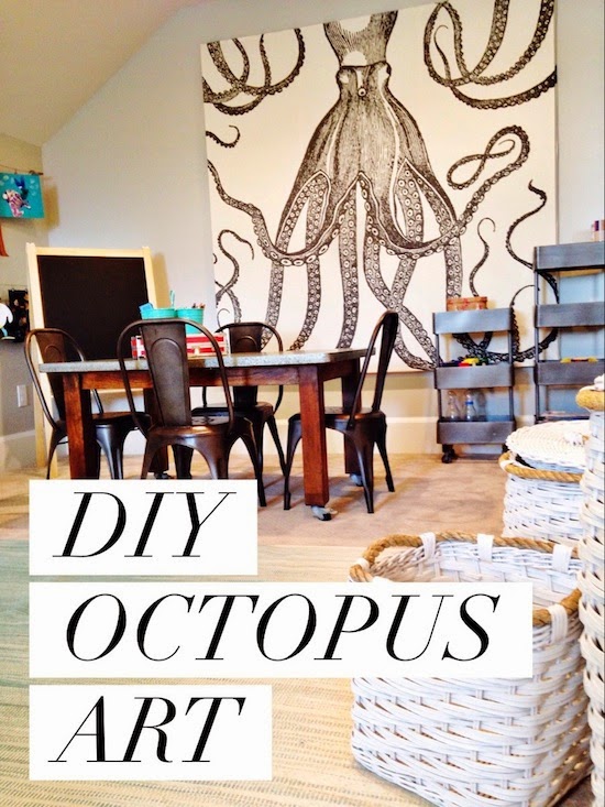 DIY Octopus Art | House of Jade Interiors